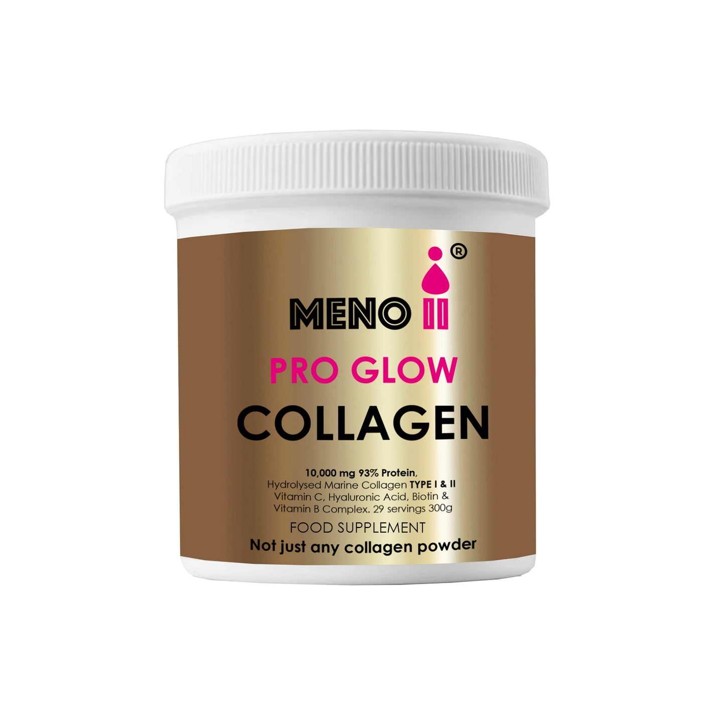 Meno® PRO GLOW 10,000mg Collagen Powder + Essential Vitamins ...